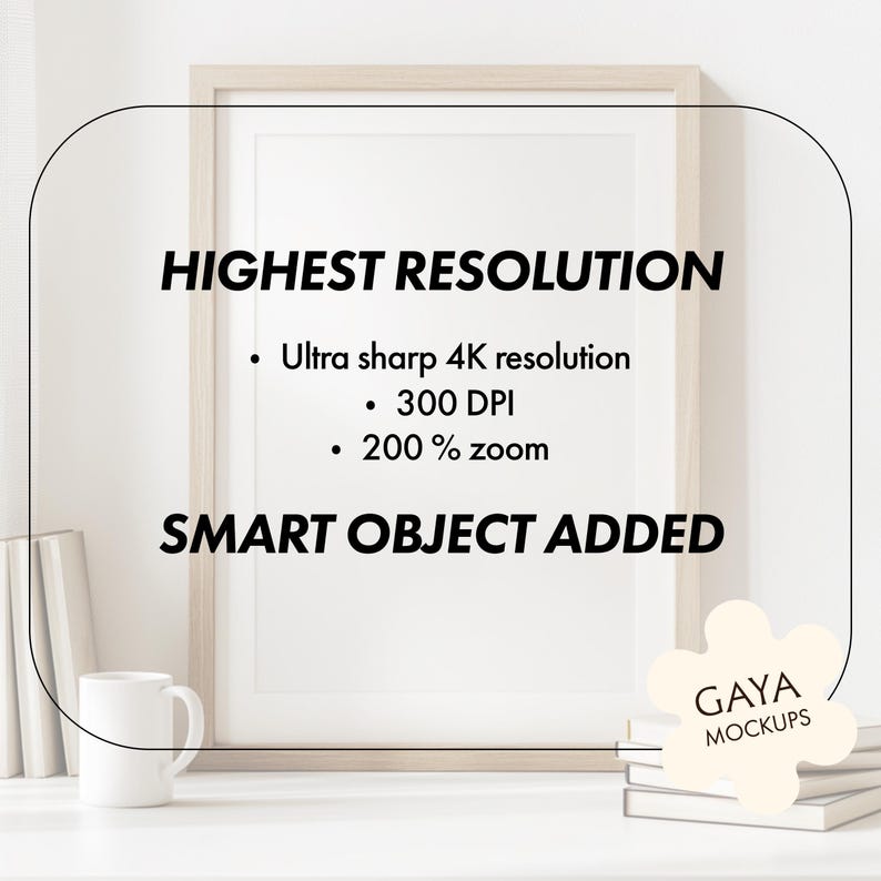 Two Frames Mockup 2:3 Black Frames Mockup Duo, Digital Frame 2 Vertical ...