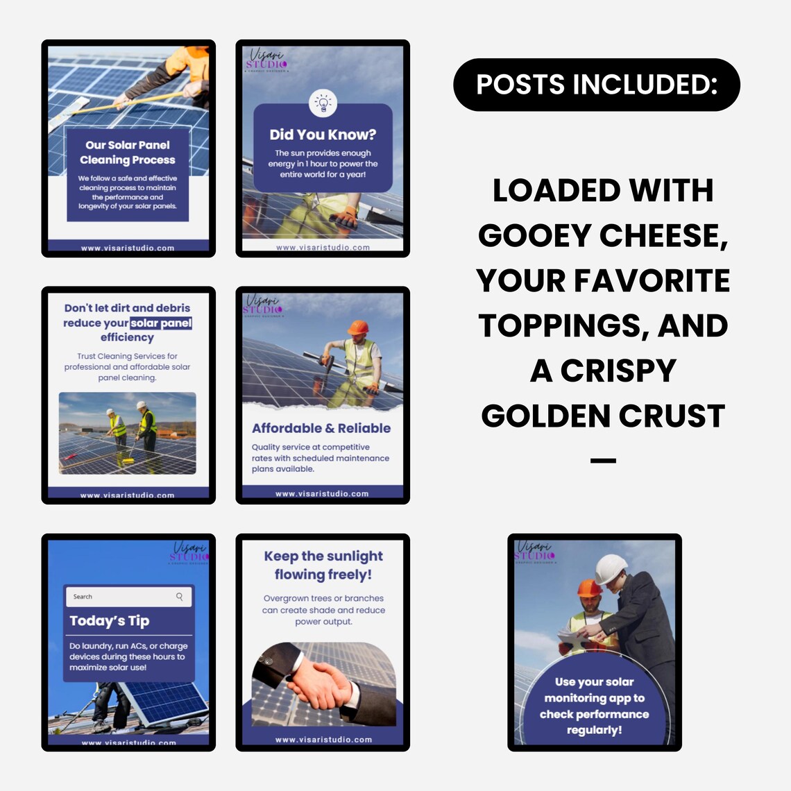 101+ Solar Panel Canva Templates, Green Business Social Media New Size ...