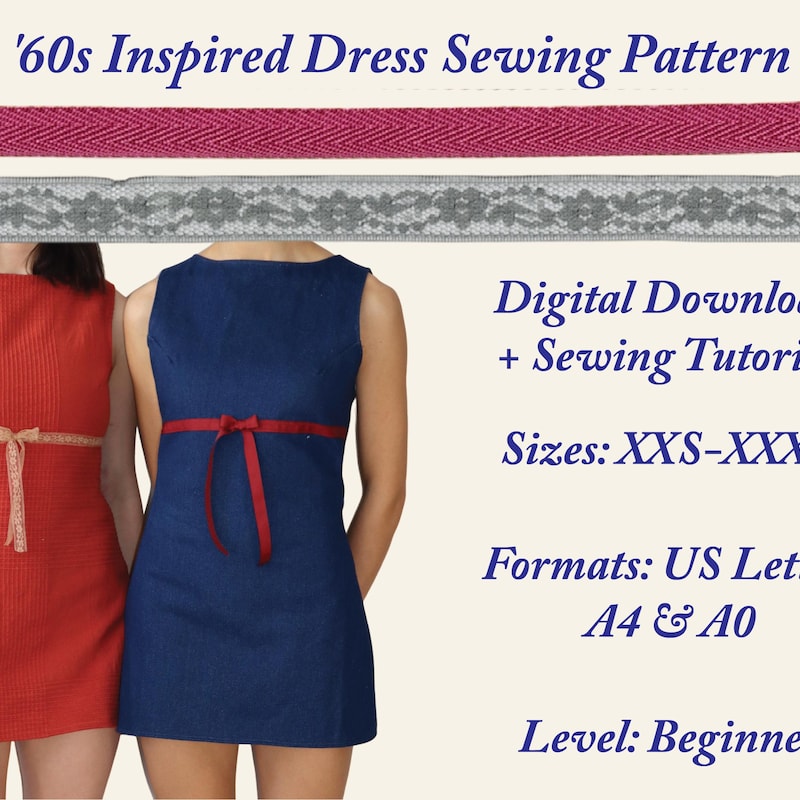 1960s Style Womens Dress - Etsy