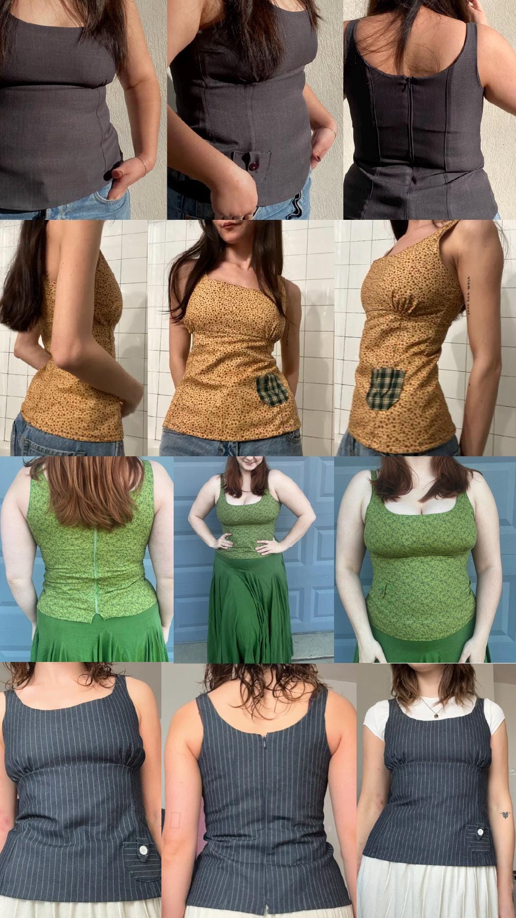 Caroline Top Sewing Pattern - Etsy