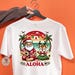 Aloha, Santa and a Reindeer on the Beach Digital Download, Shirt Design ...