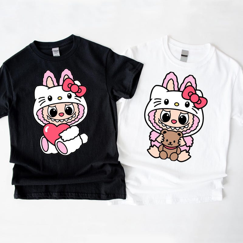 Helllo Kitty Labubu - Etsy