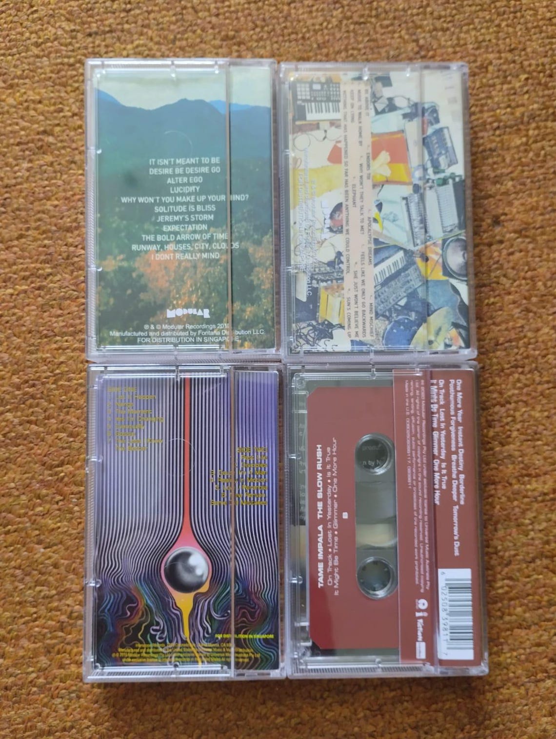 Tame Impala Cassette Tape - Innerspeaker - Currents - Lonerism - the ...