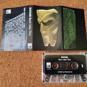 MF Doom Cassette Tape Operation: Doomsday Westside Doom Born Like This ...