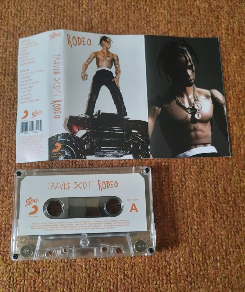 Travis Scott Cassette Tape Rap Trap Hip Hop Rodeo Astroworld Utopia - Etsy