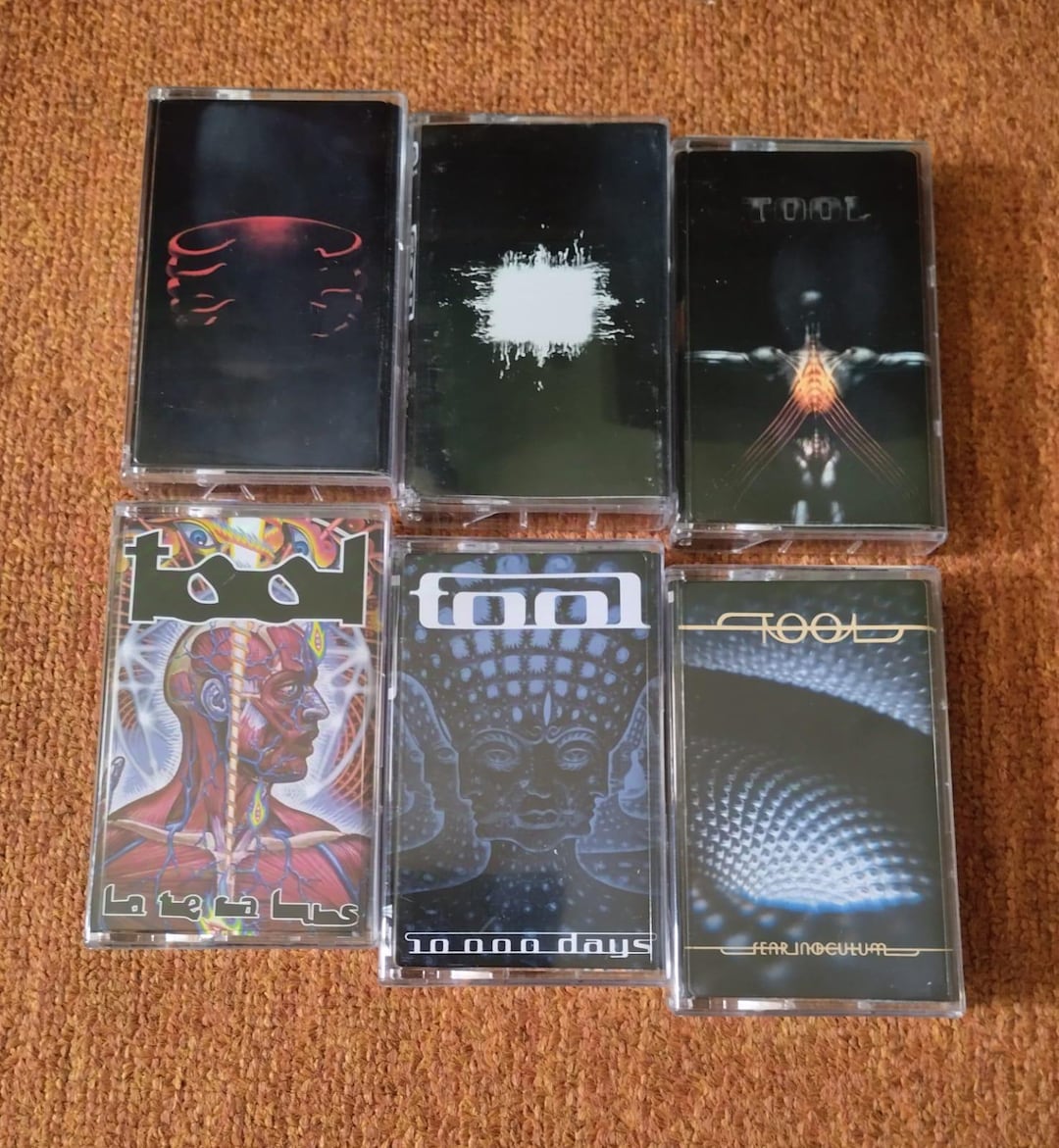Tool Cassette Tape - Undertow - Ænima - Salival - Lateralus - 10,000 ...