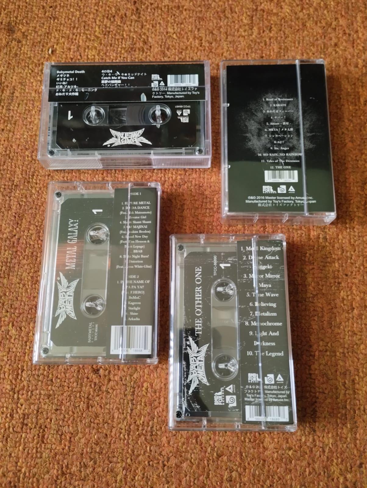 Babymetal - Cassette Tape Japan - Metal Resistance - Metal Galaxy - the ...
