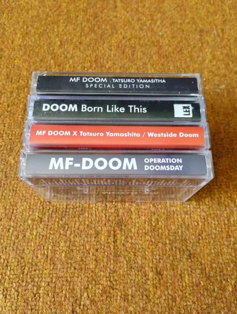 MF Doom Cassette Tape Operation: Doomsday Westside Doom Born Like This ...
