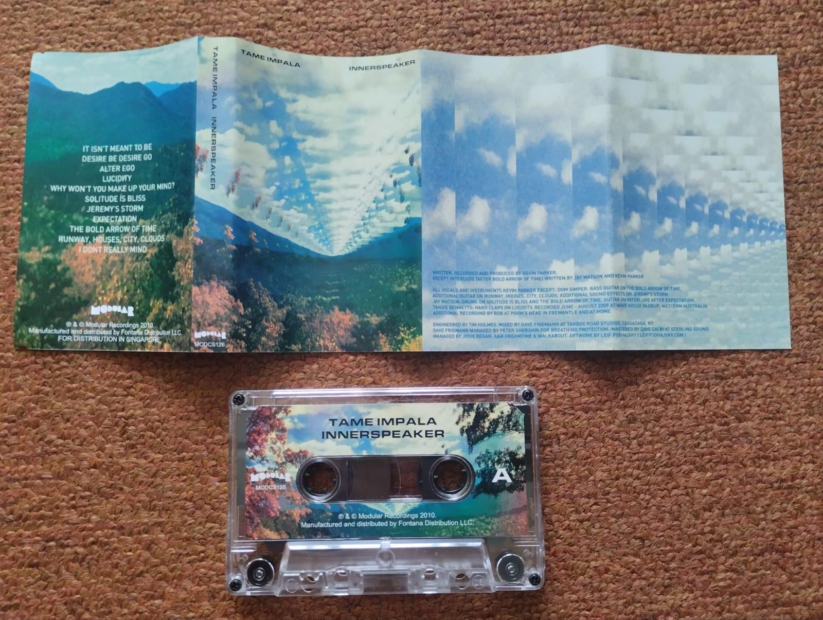 Tame Impala Cassette Tape - Innerspeaker - Currents - Lonerism - the ...