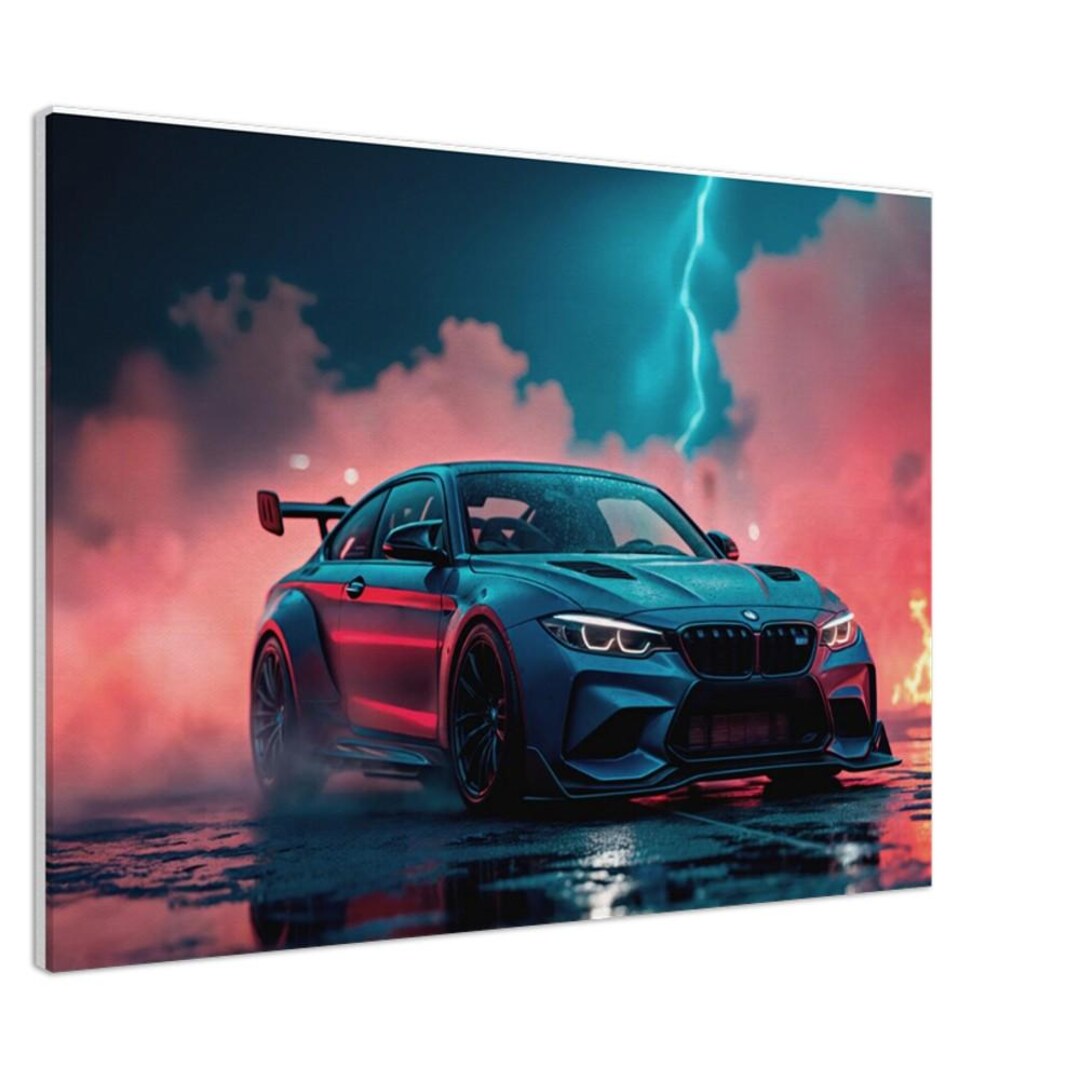 BMW M4 G82 Night Canvas Print - Modified Car Art - Perfect for Auto ...