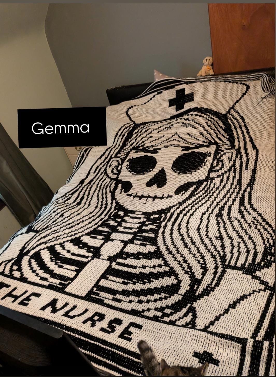 The Nurse Mosaic Overlay Crochet Pattern - Etsy