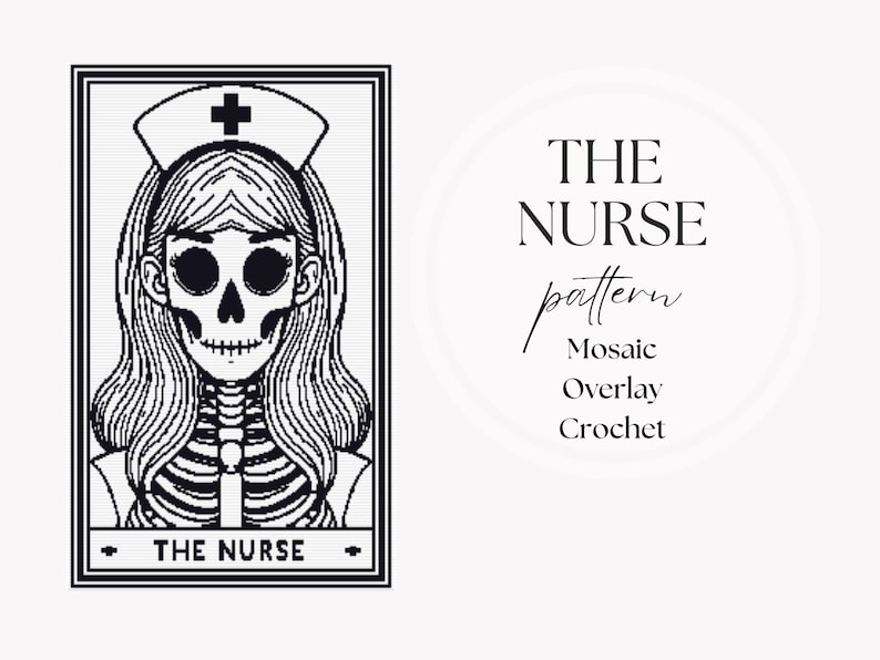 The Nurse Mosaic Overlay Crochet Pattern - Etsy