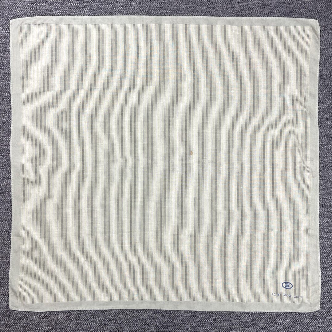Vintage Paolo Gucci Handkerchief Bandana Pocket Square Scarf ...
