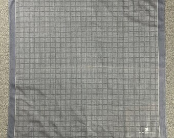 Vintage Paolo Gucci Handkerchief White Bandana Pocket Square Scarf ...