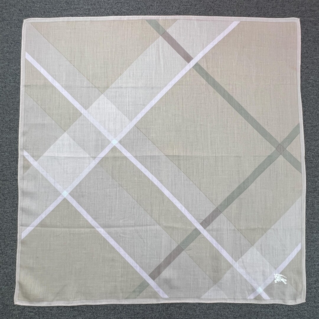 Vintage Burberry Handkerchief Bandana Pocket Square Scarf Neckerchief ...