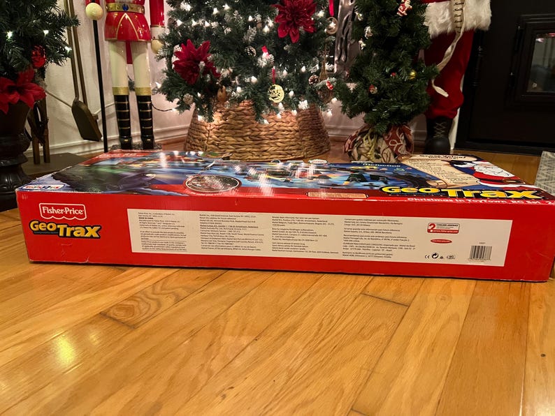 Vintage Fisher Price Geotrax Christmas in Toytown RC Set 2010 Toys R US ...