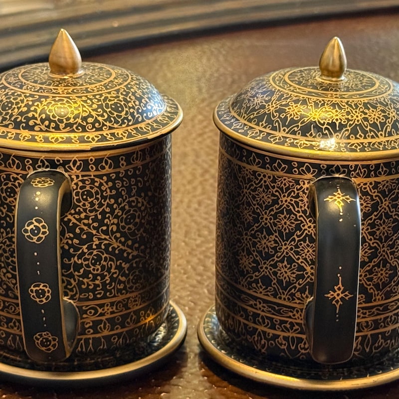 Benjarong Set - Etsy