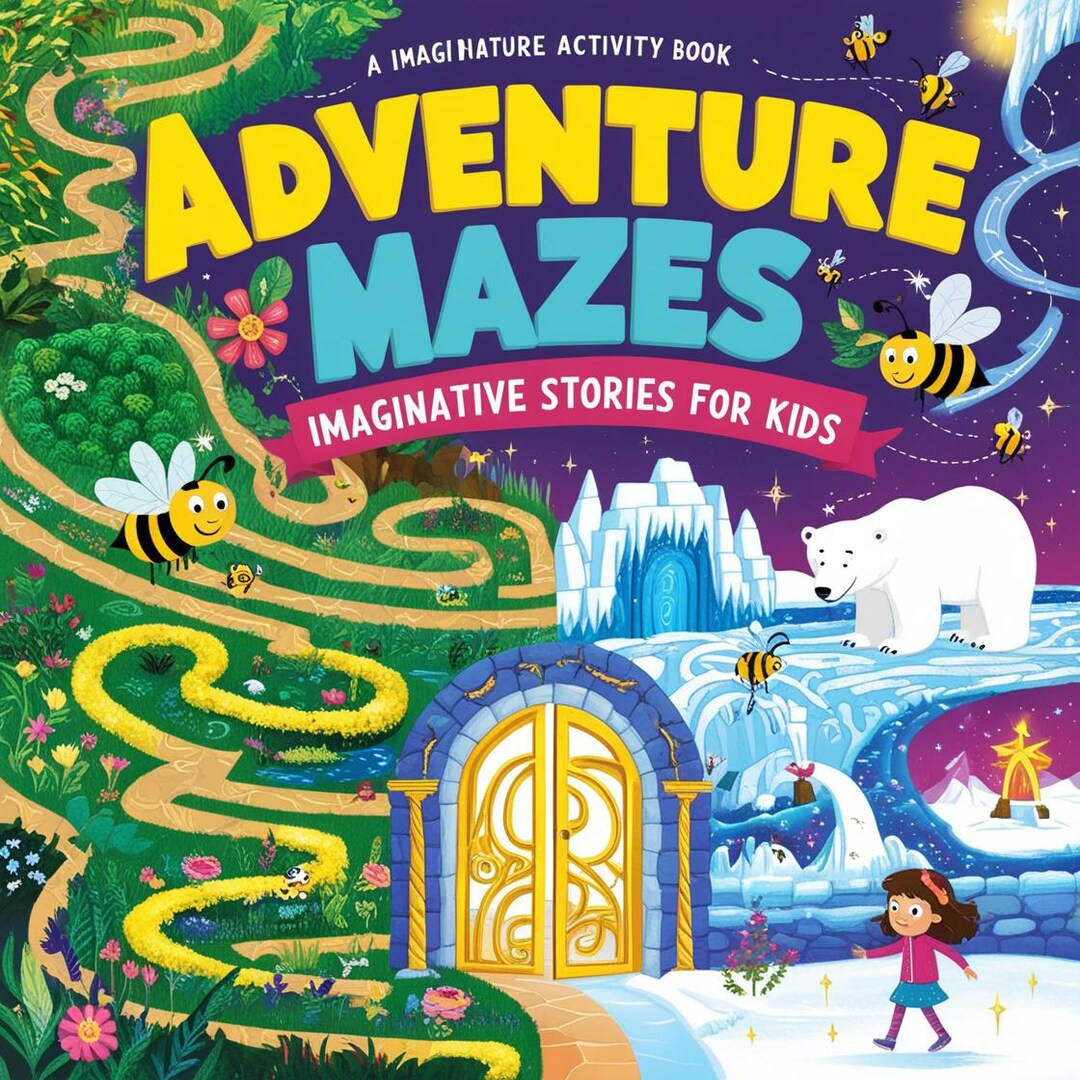 Adventure Mazes Imaginative Stories for Kids - Etsy