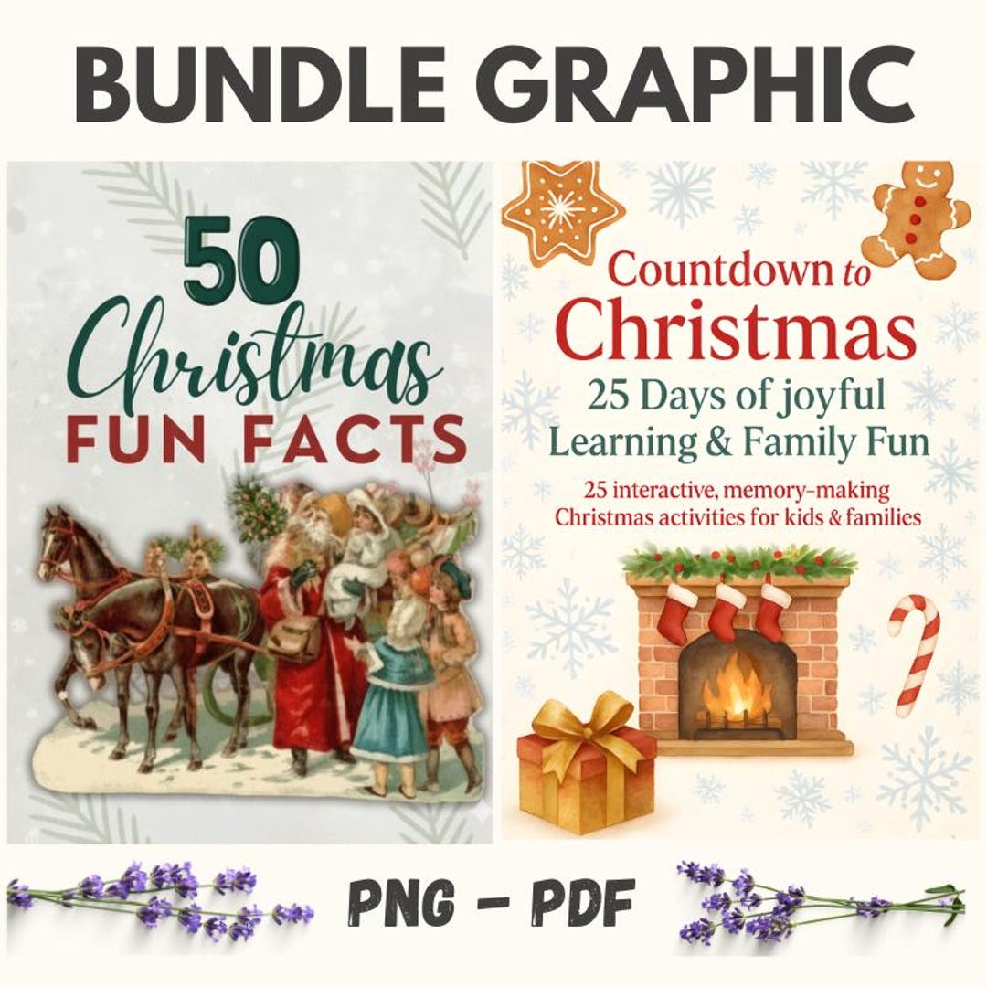 Christmas Fun Facts & Activity Book Bundle (digital Download) - Etsy