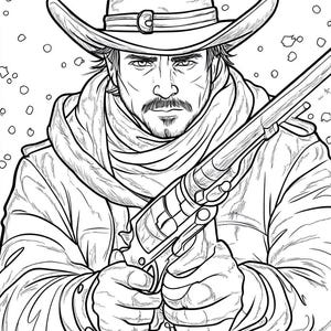 100 Printable Western Christmas Coloring Pages for Kids | Watercolor ...