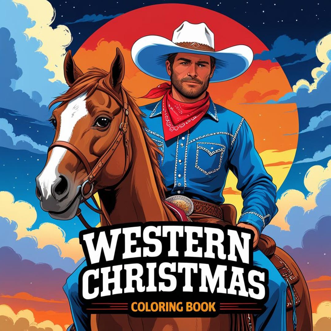 100 Printable Western Christmas Coloring Pages for Kids | Watercolor ...