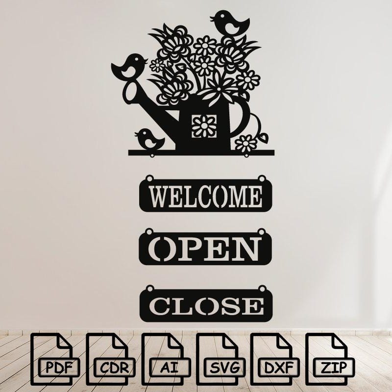 Open Close Sign - Etsy
