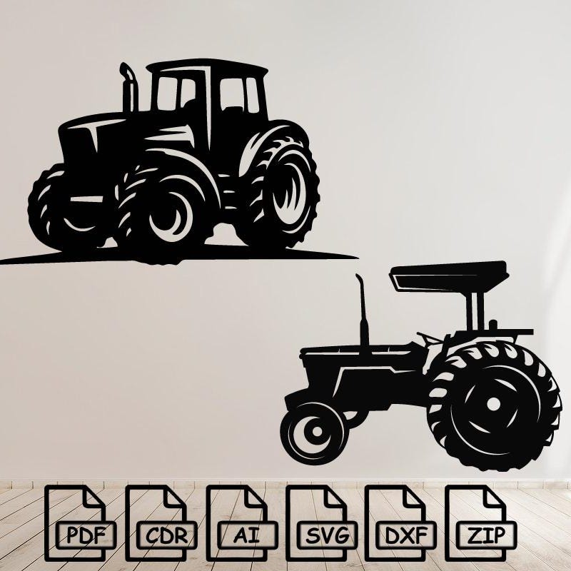 Tractor Stickers - Etsy