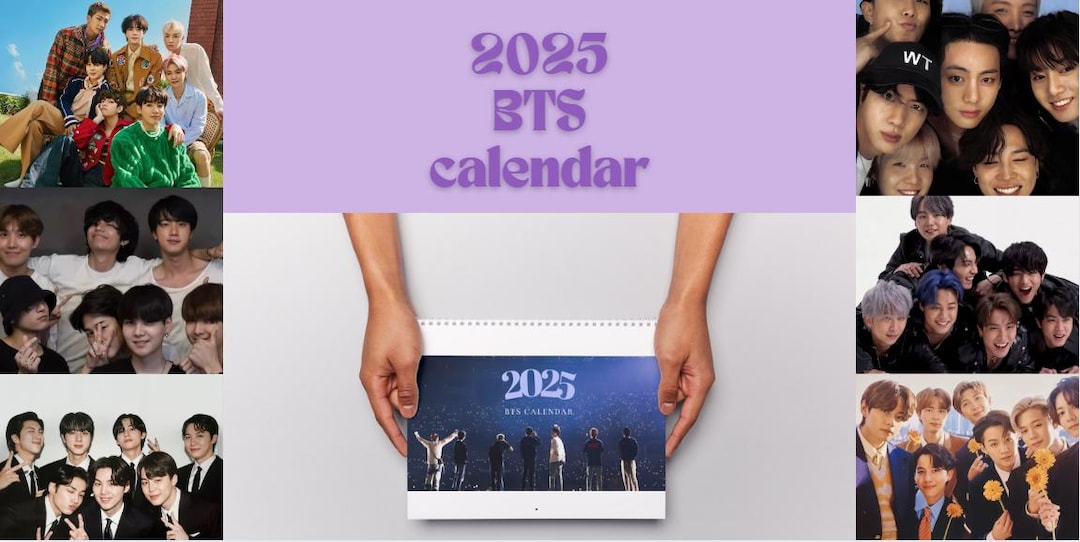2025 BTS Desk Calendar - Etsy