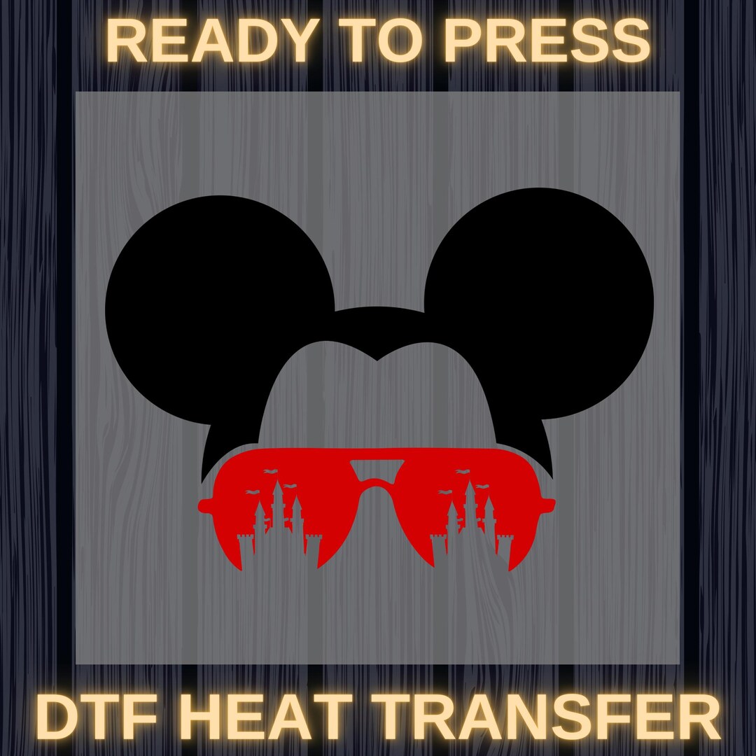 Disney Castle DTF Transfer, Mickey Mouse Transfer Ready to Press ...