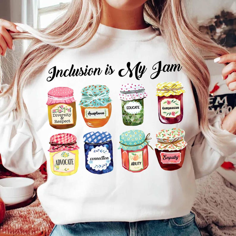Inclusion is My Jam PNG Digital Download, Autism Awareness Instant ...