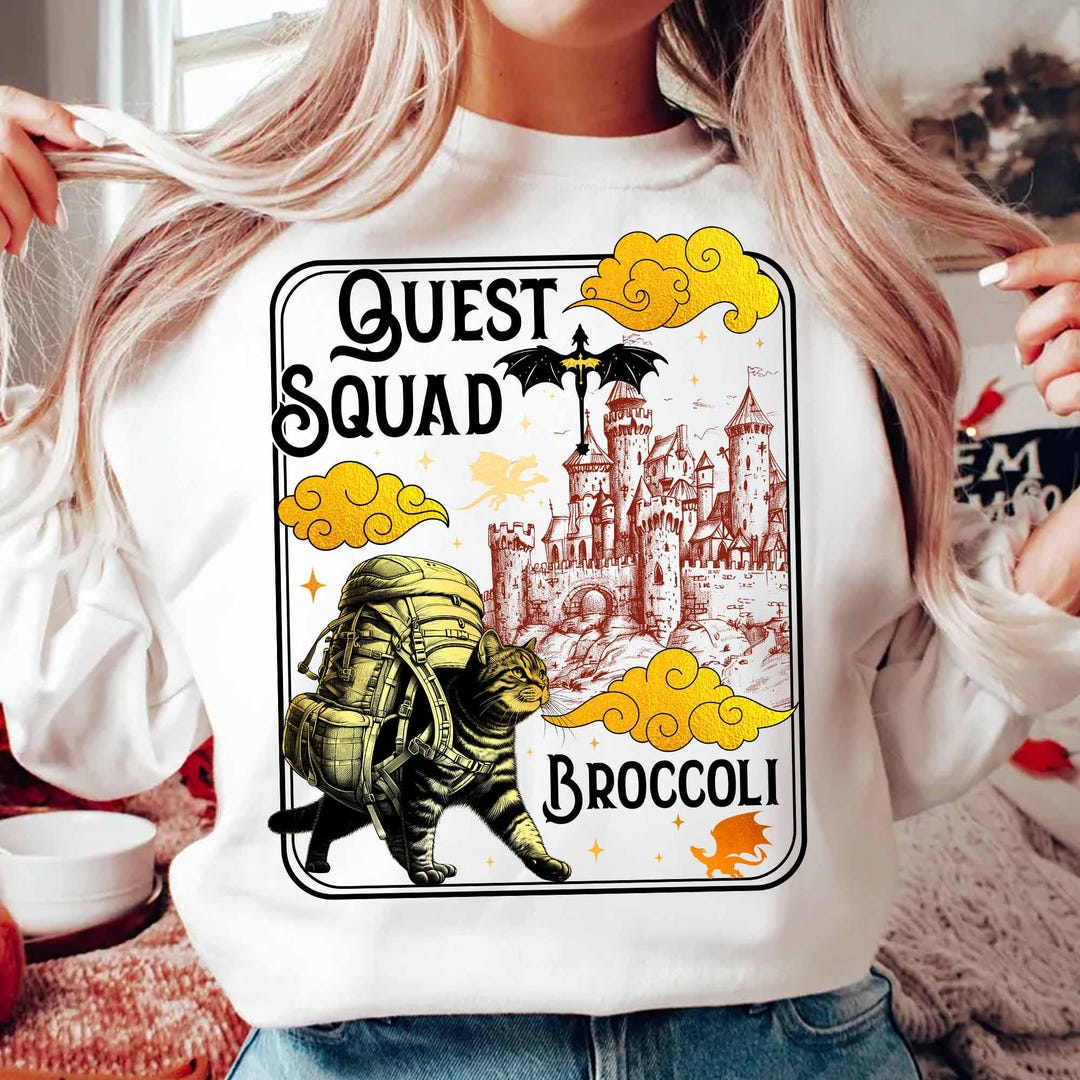 Onyx Storm Quest Squad Png, Broccoli Png, Fourth Wing Merch Xaden ...
