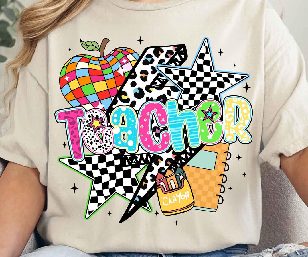Preppy Teacher Png, Last Day of School Png, Teacher Summer Png, Teacher ...