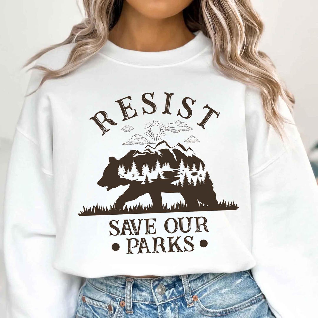 Resist Bear PNG, Smokey Bear Resist Png, Environmental Activism Png ...