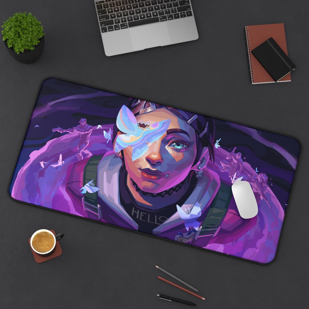 Clove Valorant Mousepad, Gaming Desk Mat, Large Mouse Pad, Custom Desk ...