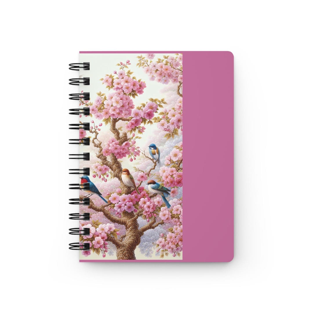 Cherry Blossom Journal, Sakura Tree Notebook, Nature Diary, Floral ...