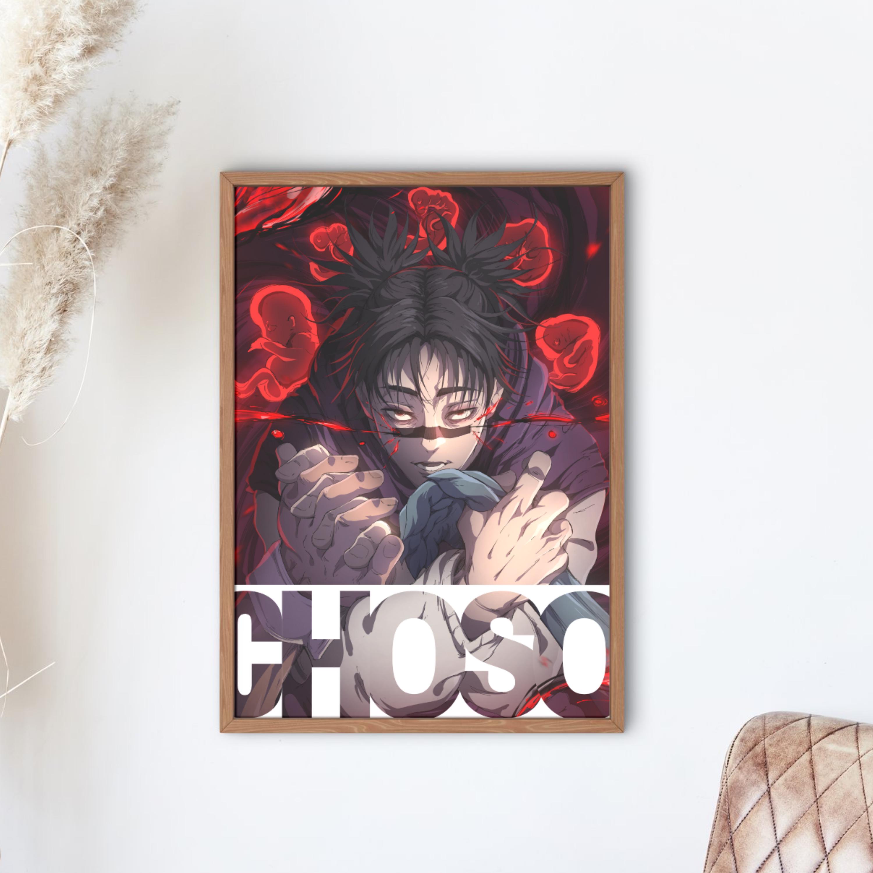 Jujutsu Kaisen Choso Poster, Matte Vertical Posters, Anime Manga Fan ...