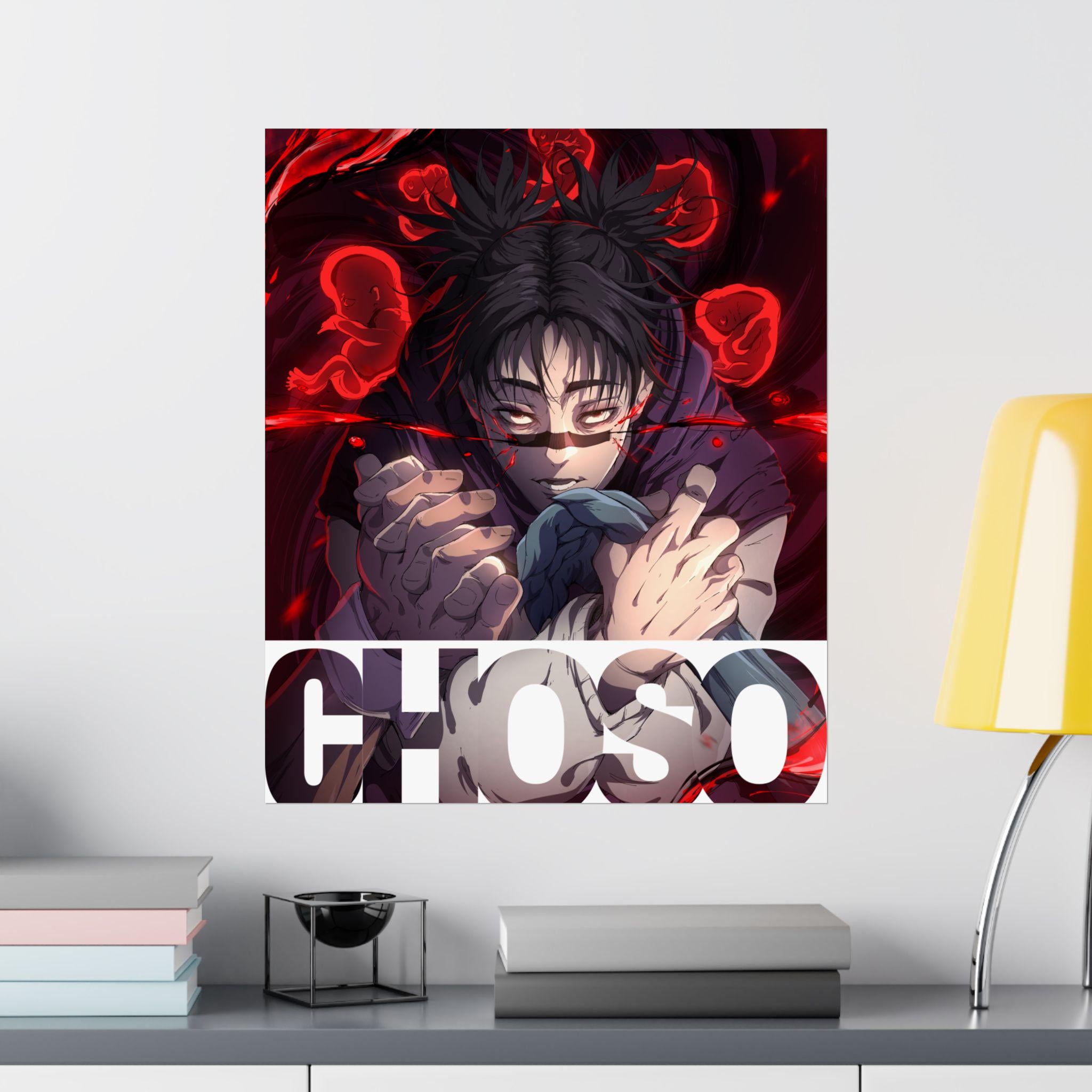 Jujutsu Kaisen Choso Poster, Matte Vertical Posters, Anime Manga Fan ...