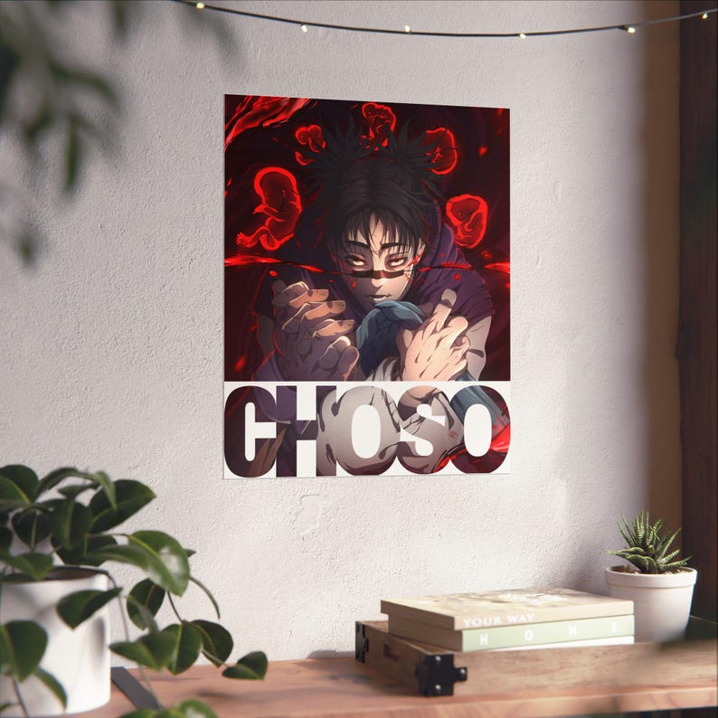 Jujutsu Kaisen Choso Poster, Matte Vertical Posters, Anime Manga Fan ...