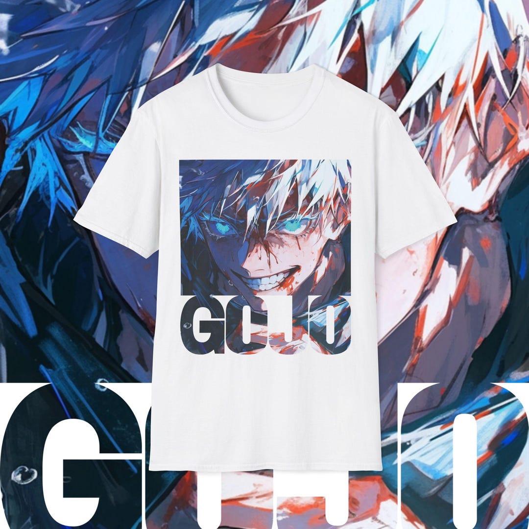 Gojo Satoru Shirt, Jujutsu Kaisen Shirt, Gojo Shirt, JJK Shirt, Anime ...