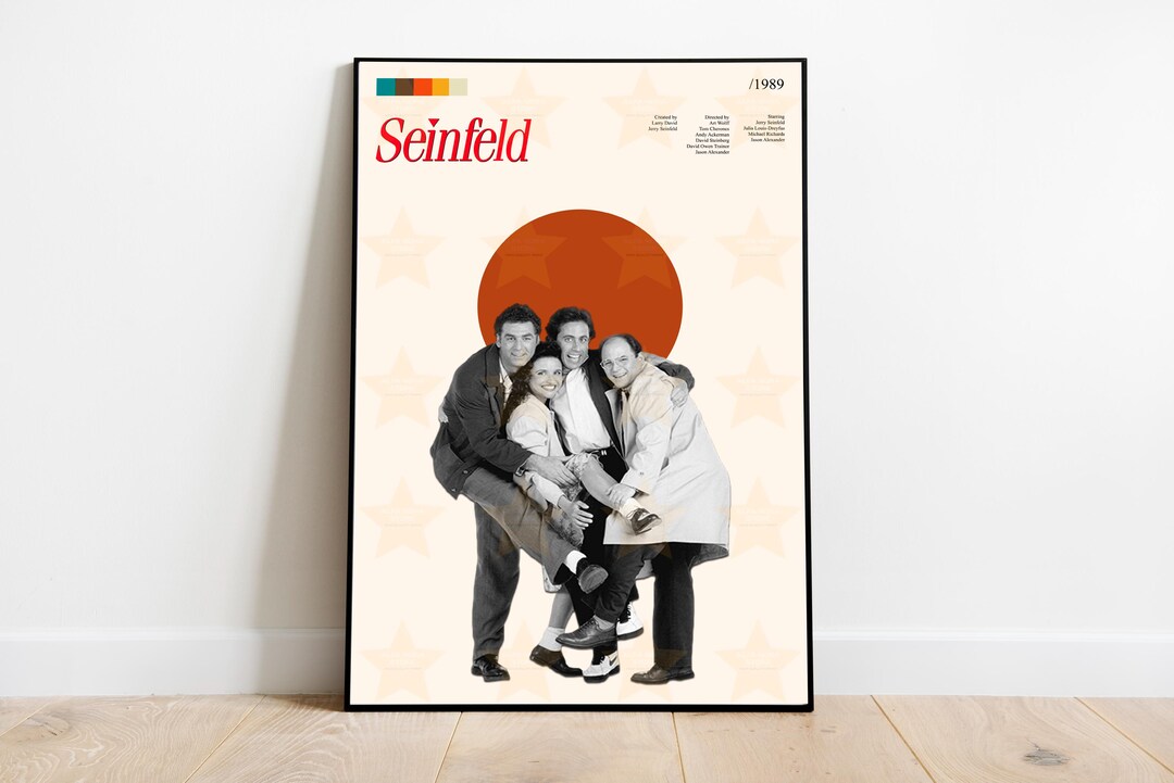 Seinfeld Poster / Seinfeld / Minimalist Movie Print / Vintage Retro Art ...