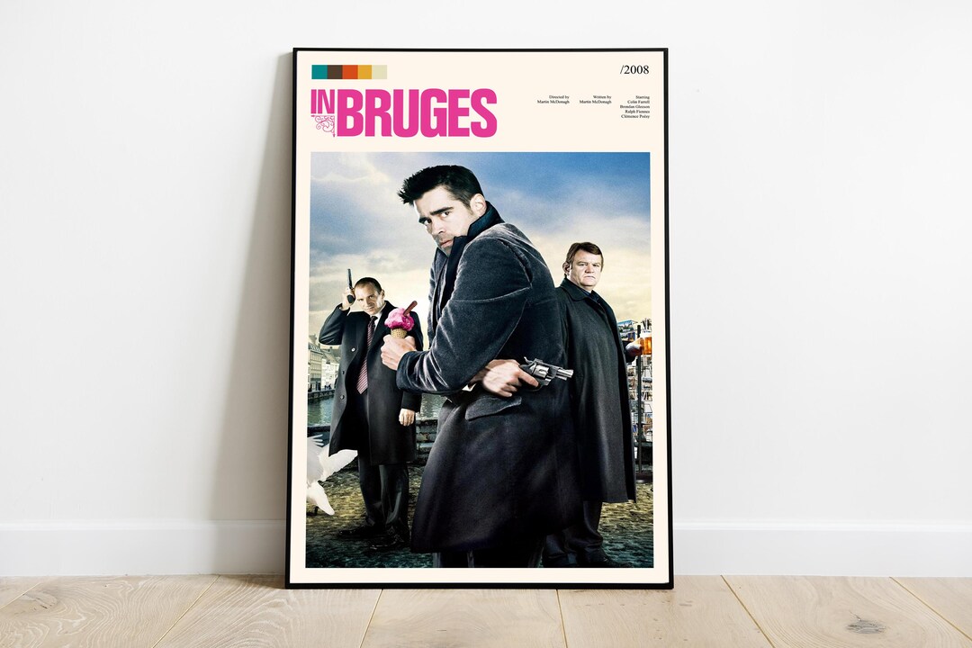 In Bruges / in Bruges Poster / Minimalist Movie Print / Vintage Retro ...