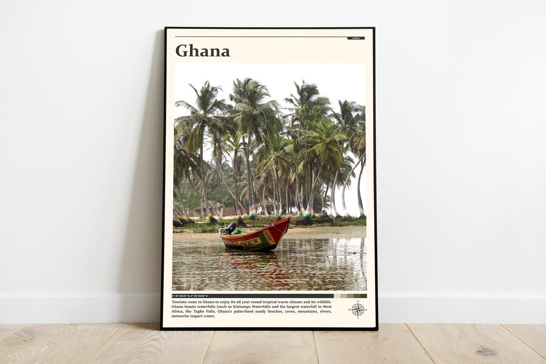 Ghana Print / Ghana Wall Art / Ghana Poster / Ghana Photo / Ghana ...