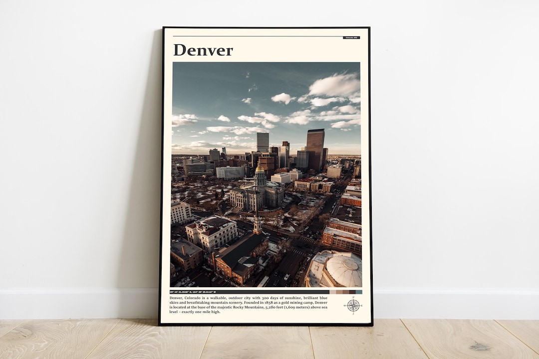 Travel Photography / Denver Print / Denver Wall Art / Denver Poster ...