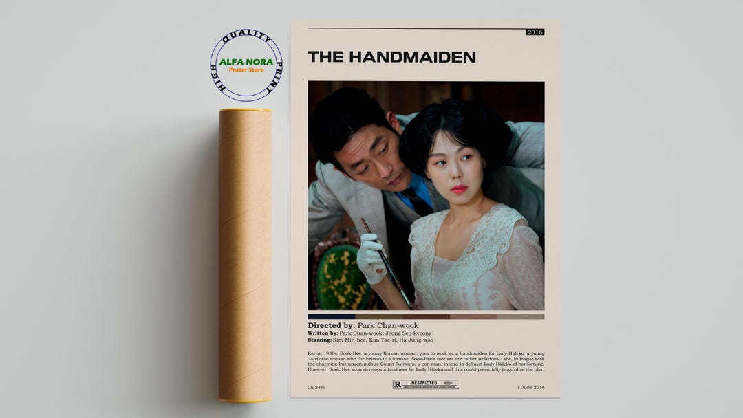 The Handmaiden / the Handmaiden Movie Poster / Minimalist Movie Print ...