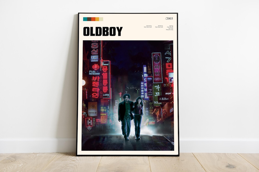 Oldboy / Oldboy Poster / Minimalist Movie Print / Vintage Retro Art ...
