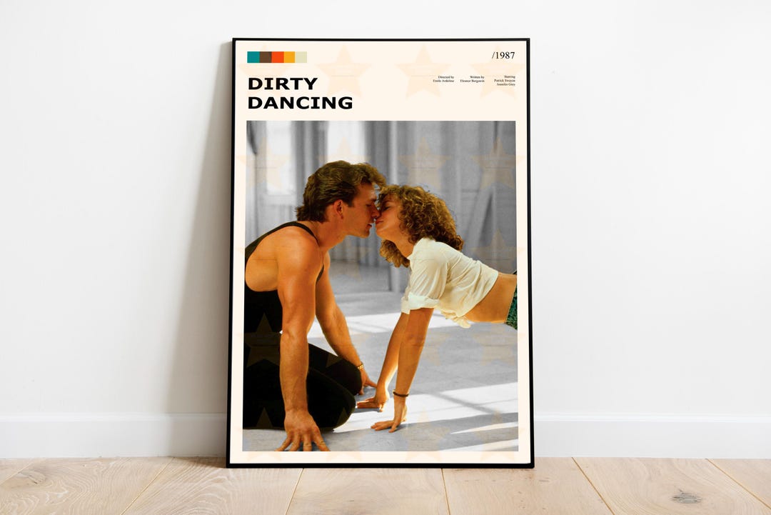 Dirty Dancing Poster / Dirty Dancing Movie Print / Minimalist Movie ...