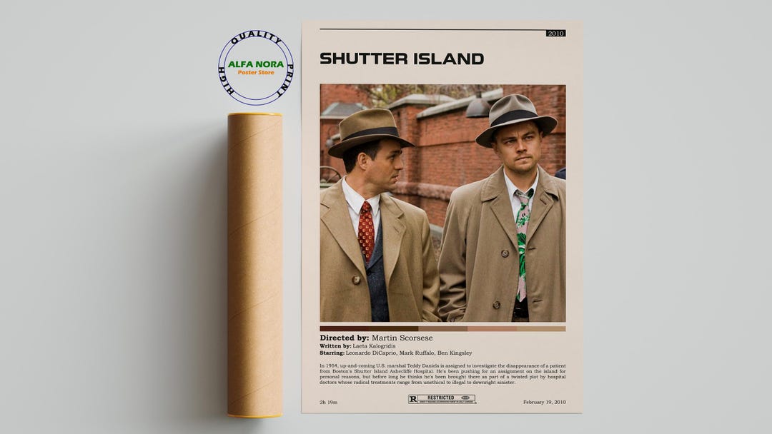 Shutter Island / Shutter Island Movie Poster / Minimalist Movie Print ...