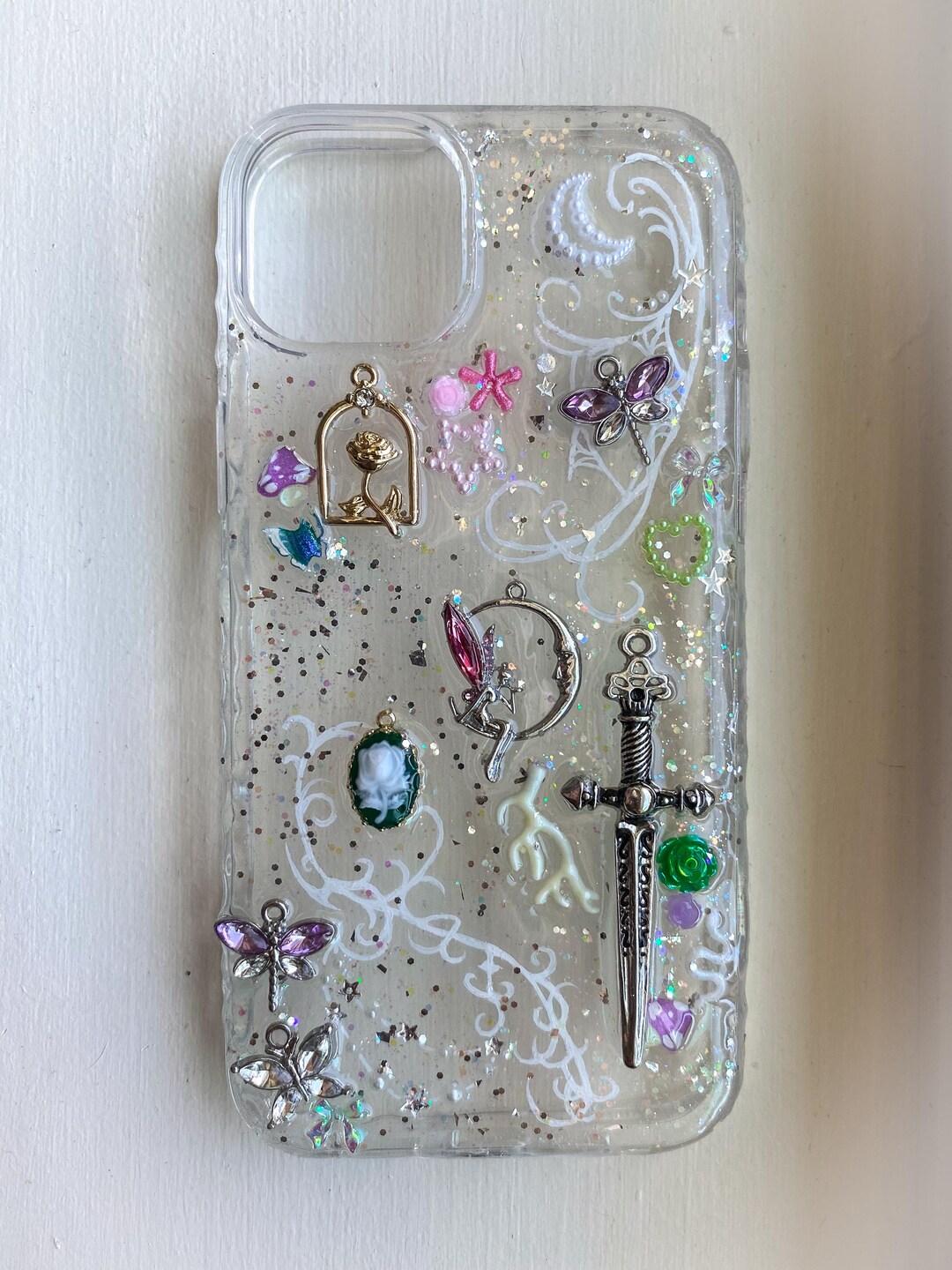 Fairycore Fairy Aesthetic Case for iPhone 14 PLUS 15 PLUS Handmade ...