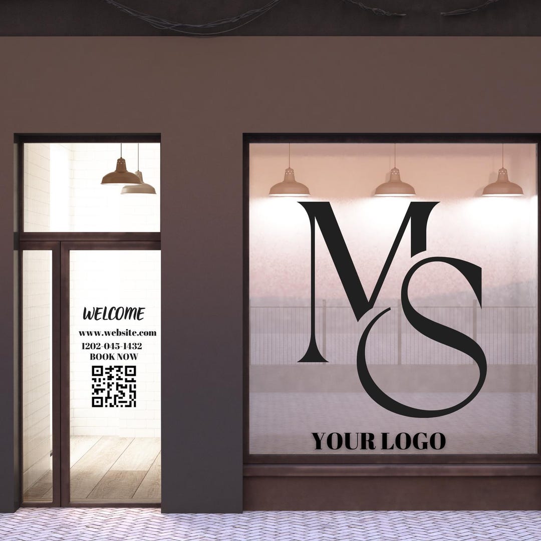 Custom Business Logo Decal, Personalized Business Window Decal, Truck ...