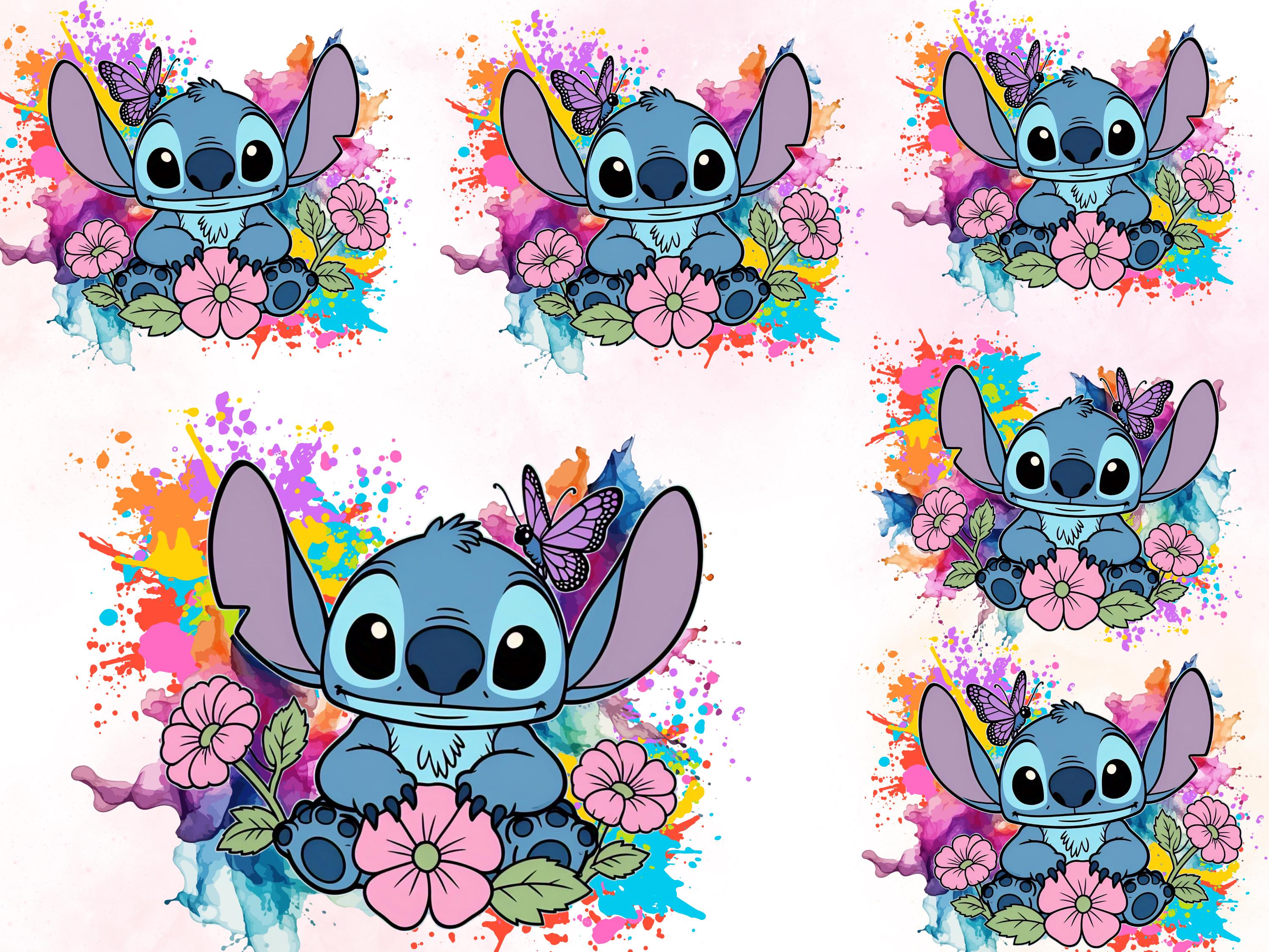 6 Cartoon Character Svg Bundle, Kawaii Stich Svg Bundle, Cute Stich Png ...